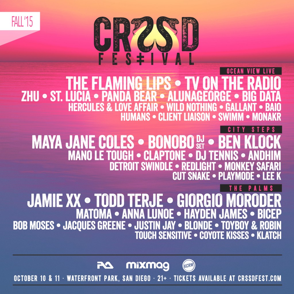 CRSSD Festival Returns to San Diego with Stacked Fall Lineup